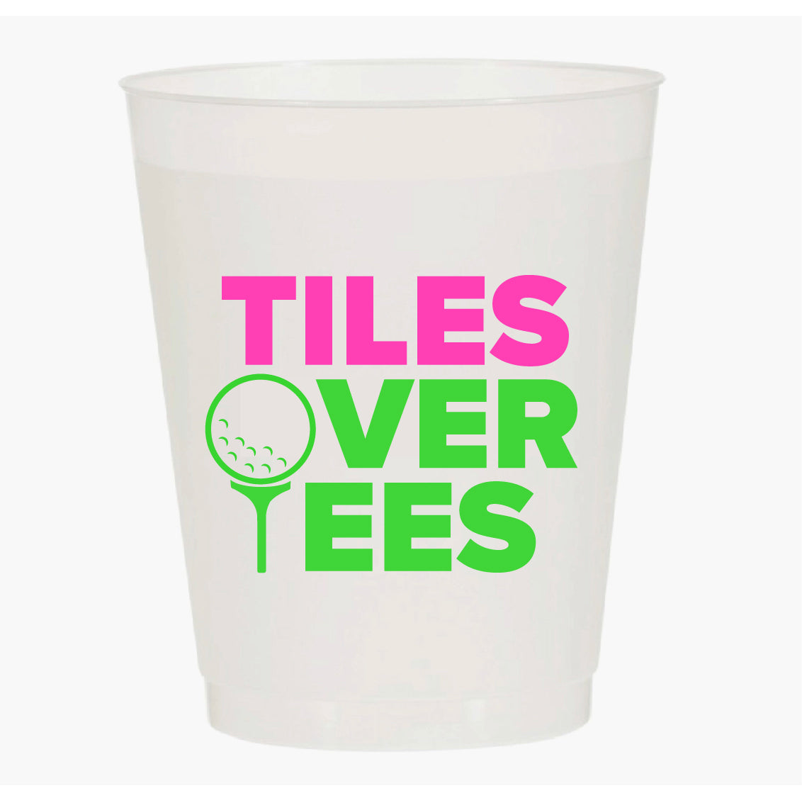 “TILES OVER TEES” FROST FLEX CUPS – MAHJI MAMAS