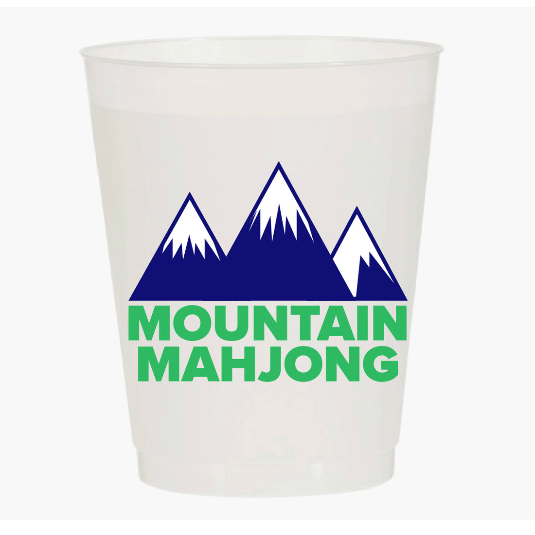 “MOUNTAIN MAHJONG” FROST FLEX CUPS – MAHJI MAMAS